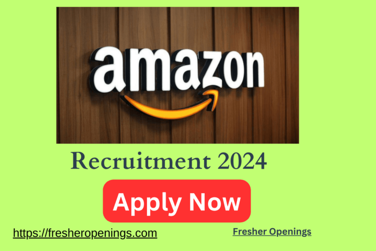 Amazon Off Campus Freshers Job Drive 2024 : Apply Now