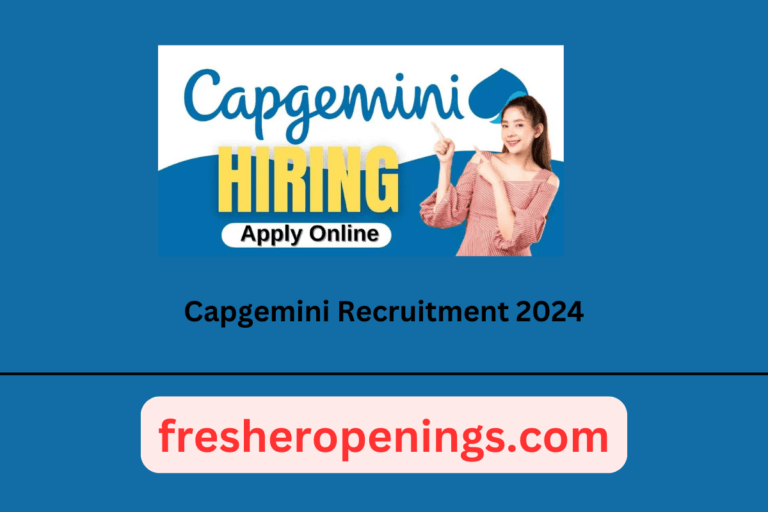 Capgemini Hiring of Software Engineer : Recruiting Freshers | Salary-up to 7.5 LPA