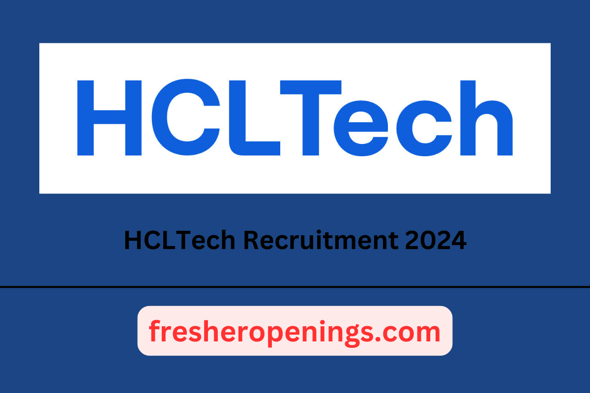 HCLTech Mega Walk-in 2024 : Hiring freshers as Voice / Blended - Other | Salary- up to 12.4 LPA