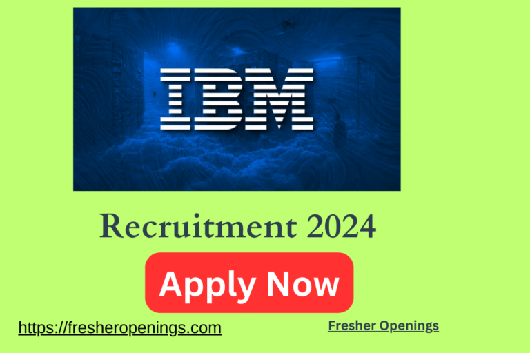 IBM Off Campus Freshers Job Drive 2024 : Apply Now