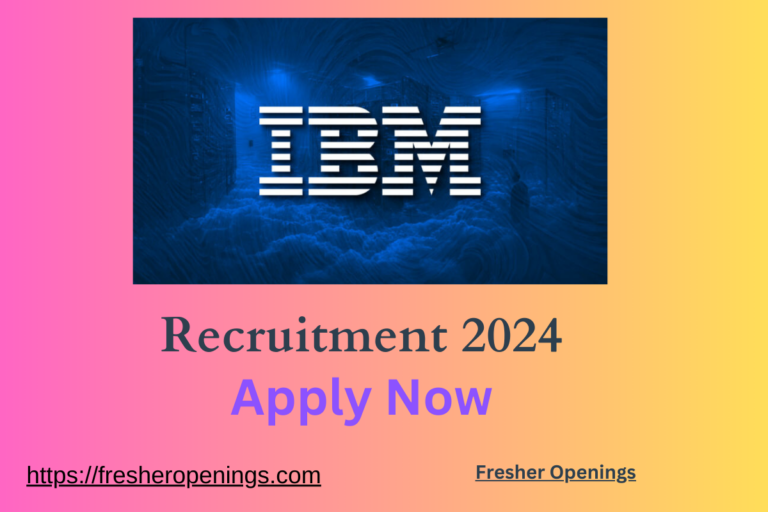 IBM Off Campus Job Drive 2024 : Hiring Freshers | Apply Now
