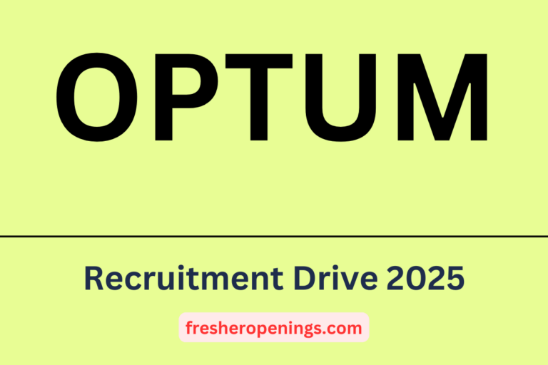Optum Recruitment for Freshers 2025 : Recruiting for Software Engineer