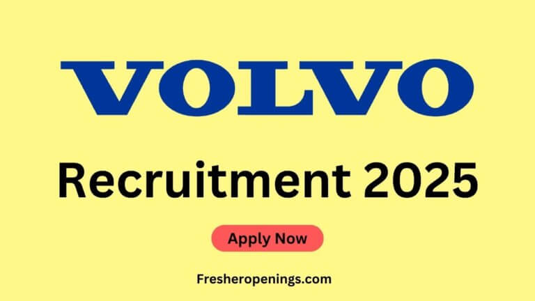 Volvo Off Campus Jobs 2025 : Hiring for Freshers as Graduate Apprentice Trainee