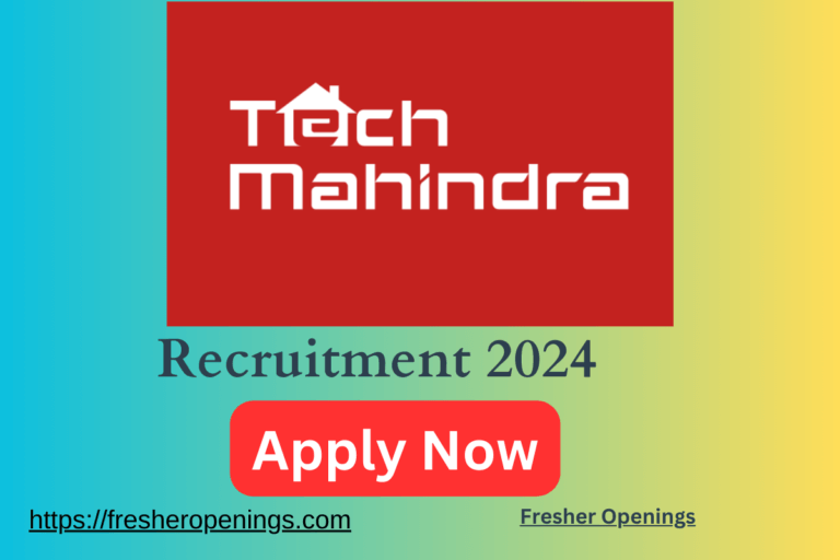 Tech Mahindra Walk in Freshers Drive 2024 : Salary 2.75 LPA |Apply Now